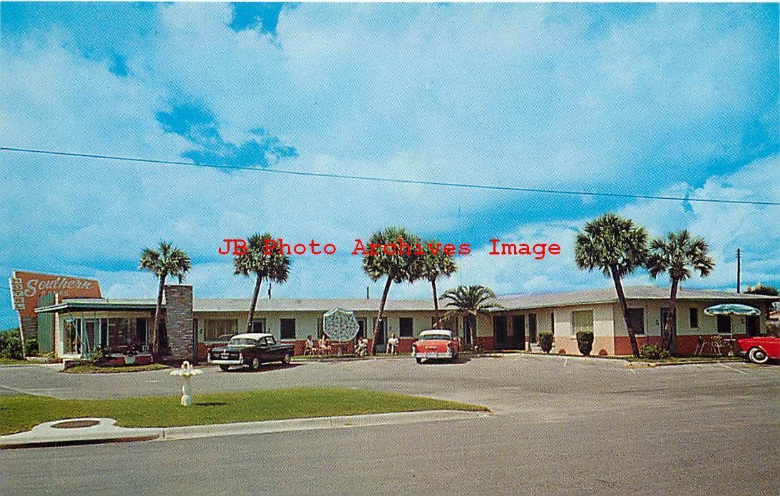 FL, Daytona Beach, Florida, Southern Sands Motel, 50s Cars, Dexter No ...