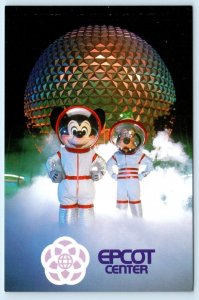 EPCOT CENTER, FL ~ Spaceship Earth MICKEY MOUSE & GOOFY Astronaut 4"x6 ...