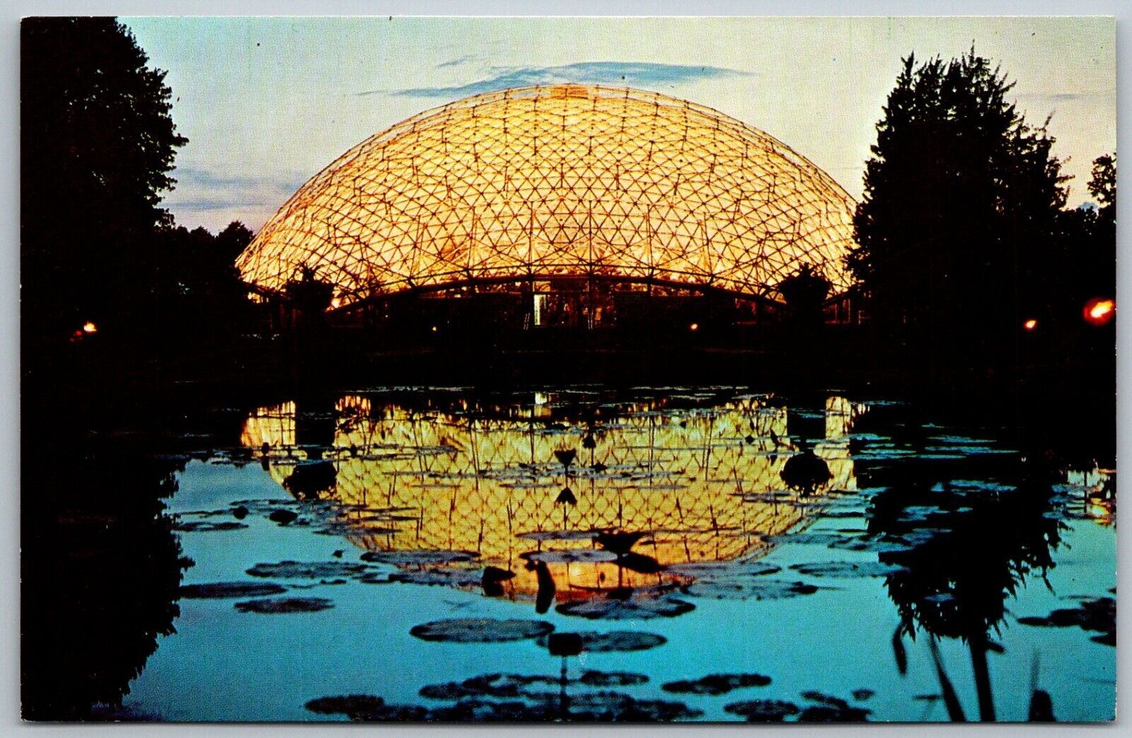St. Louis Missouri 1950s Postcard Climatron Geodesic Dome Tropical ...