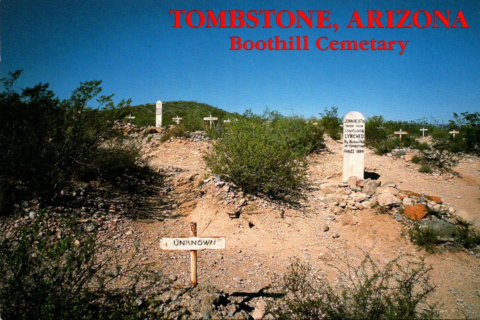 Arizona Tombstone Boothill Cemetery Famous Grave Markers | United ...