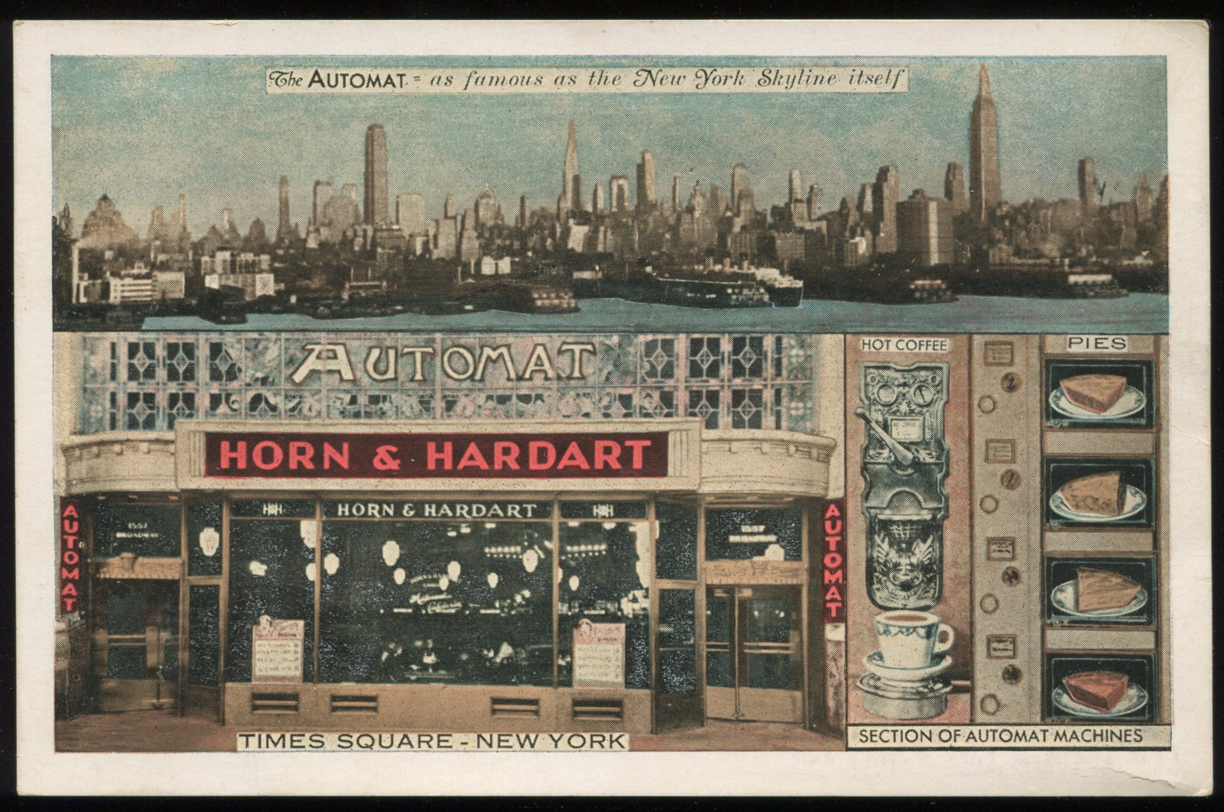 Horn & Hardart Automat. Times Square, New York. NY World's Fair line ...
