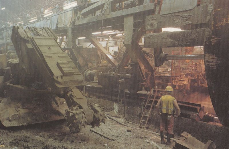 Euro Tunnel Boring Machine Science Fiction Movie Postcard | Topics ...