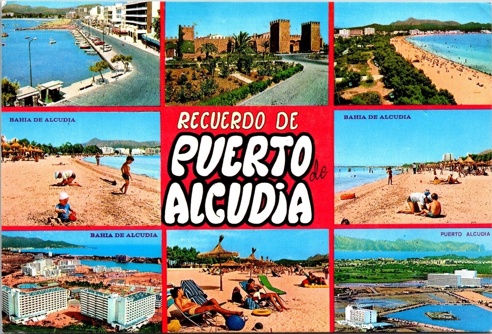 Puerto De Alcudia Mallorca Multi View Bahia De Alcudia Beach Chrome ...