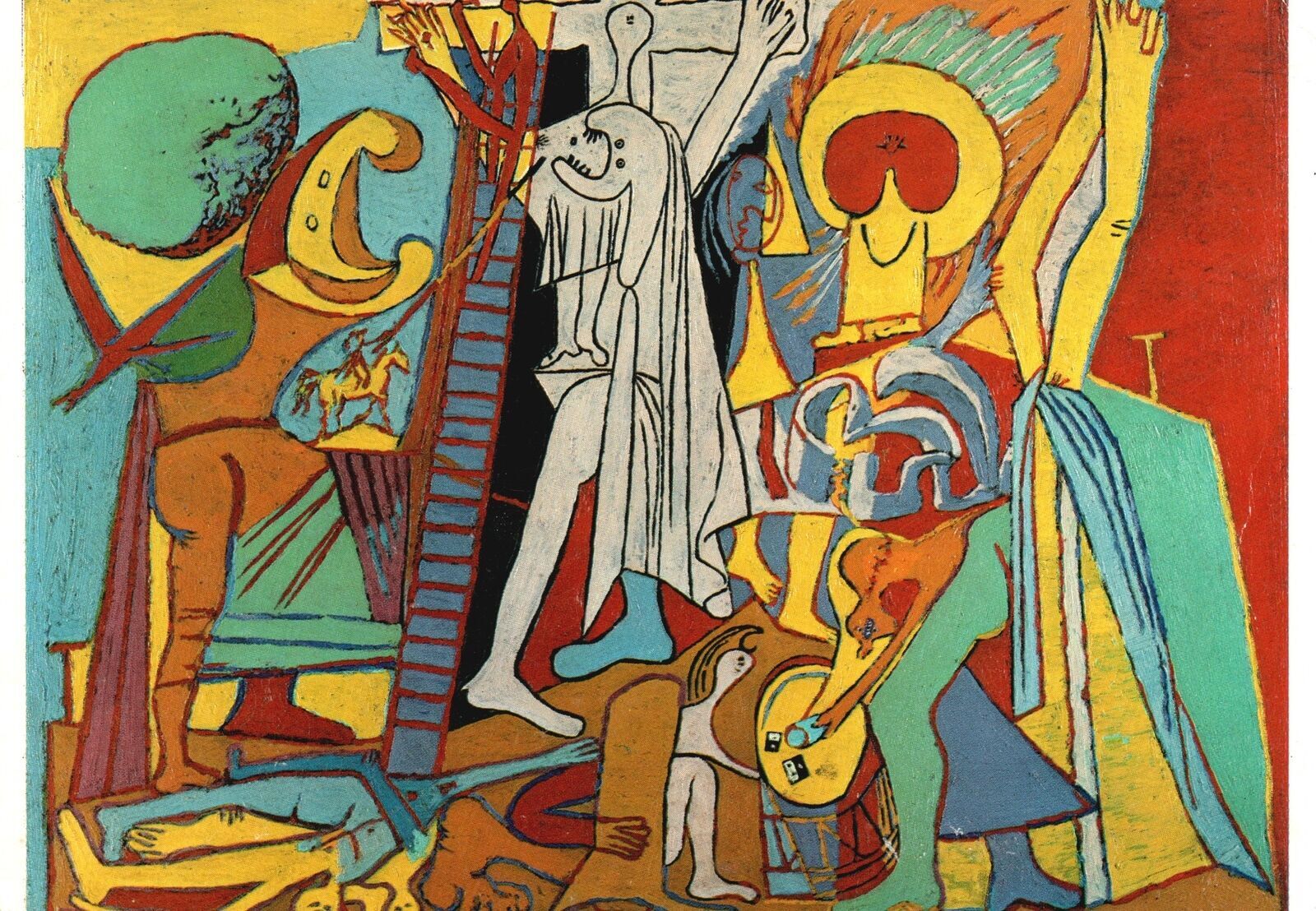 Vintage Postcard Pablo Picasso 1881-1973 La Crucifixion Artwork Paris ...