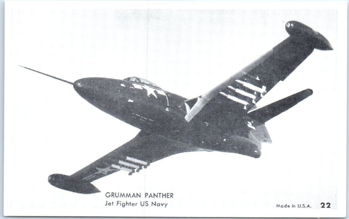 Postcard - Grumman Panther, Jet Fighter US Navy | United States - Other ...