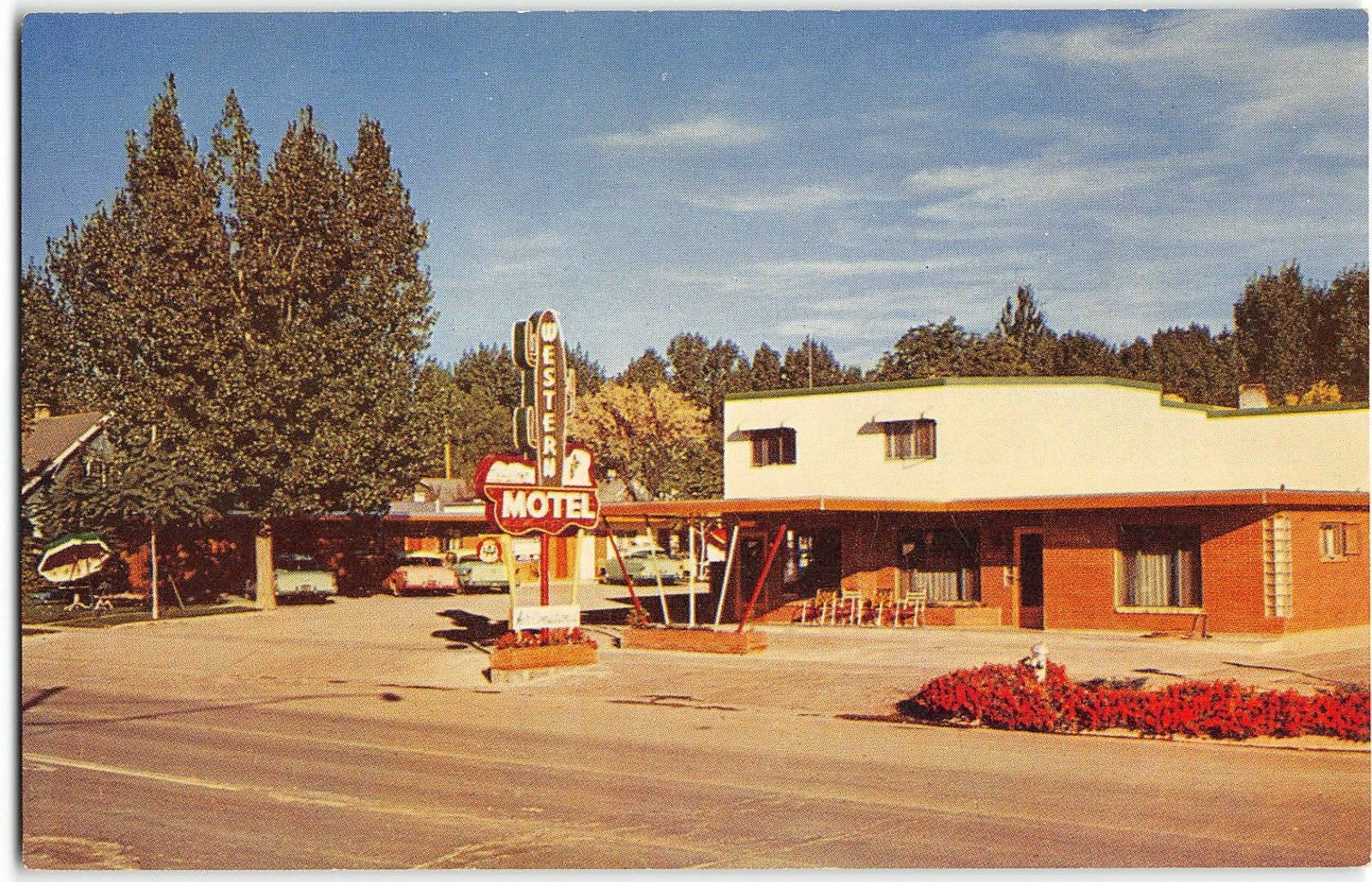 THE WESTERN MOTEL Montrose, Colorado US 50 Roadside c1950s Vintage ...