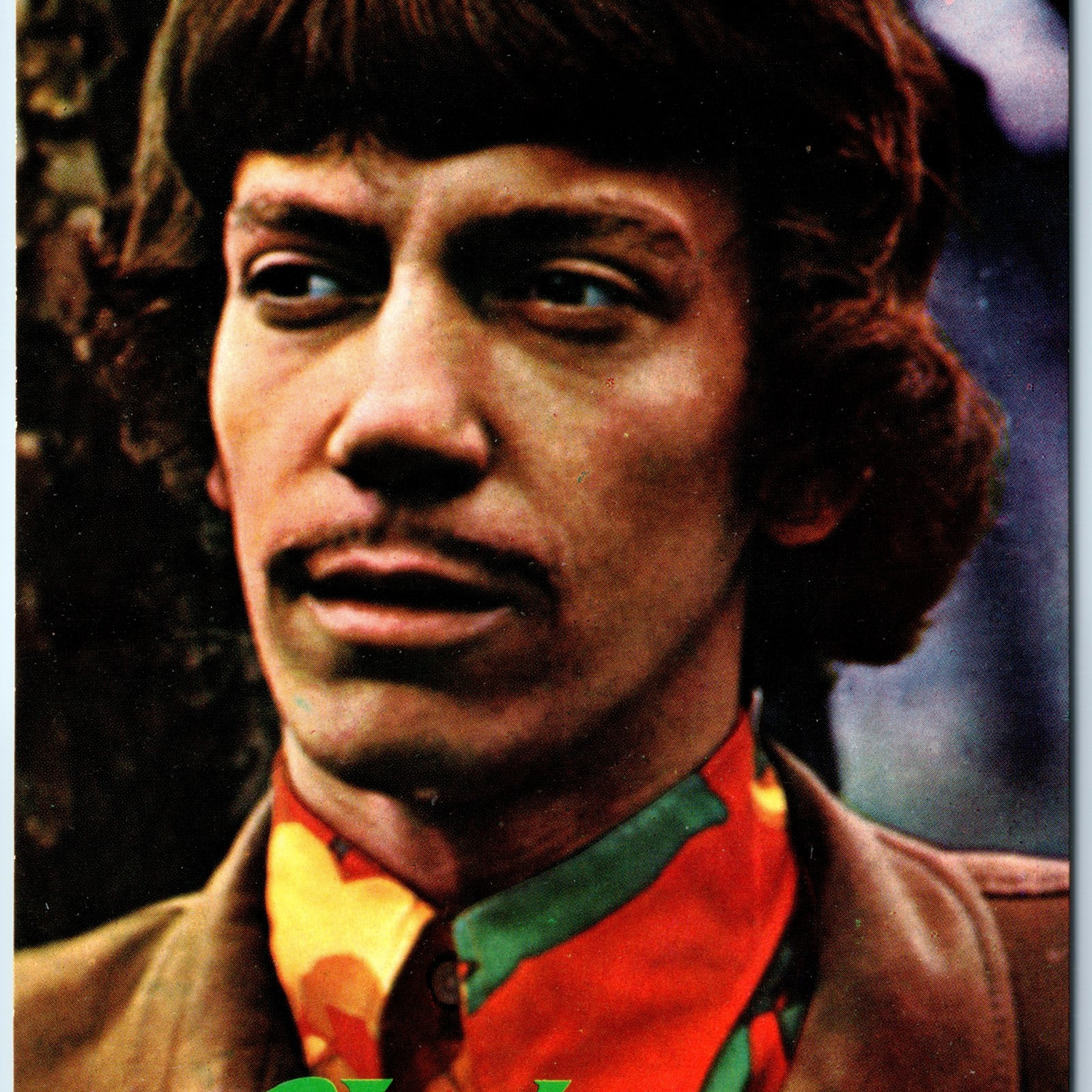 c1970s French Singer Pierre Antoine Muraccioli Portrait Chrome Photo ...