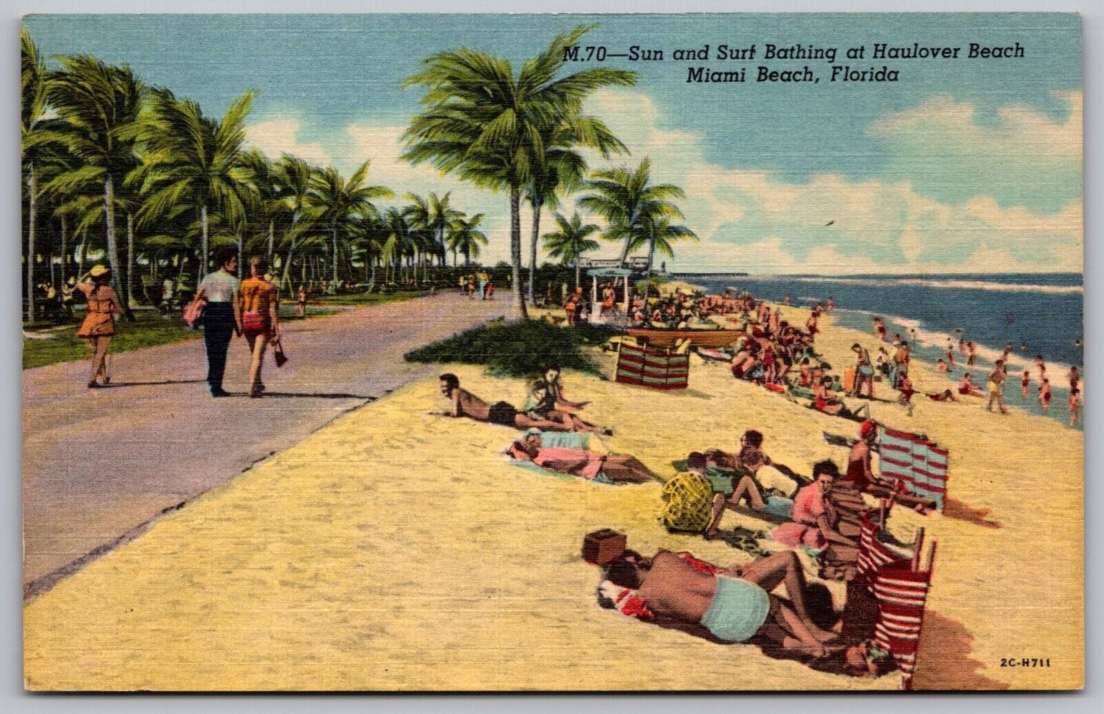 Haulover Beach Miami Florida Street View Oceanfront Shoreline Palms VNG ...