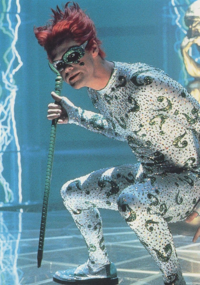 The Riddler in Rare White Suit Batman Forever Film Movie Postcard ...