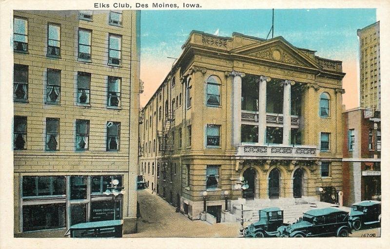 Des Moines Iowa~Frank Cram, Building Inspector~Elks Club Fire Escapes ...
