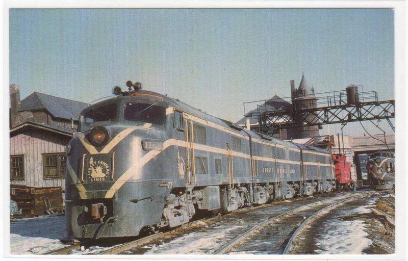 Central Railroad of New Jersey Train Scranton Pennsylvania postcard ...