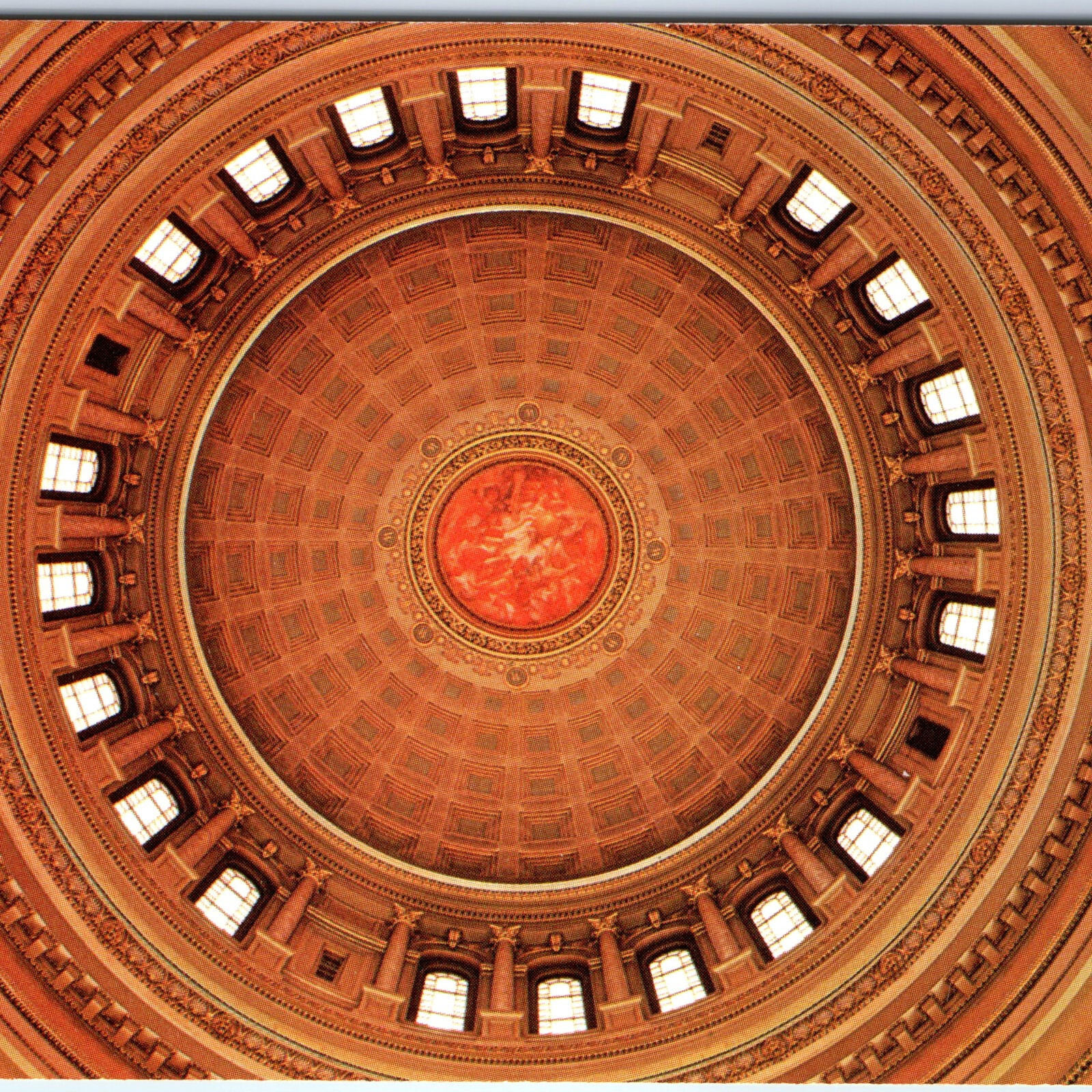 c1960s Madison, WI State Capitol Dome In Rotunda Edwin Howland ...