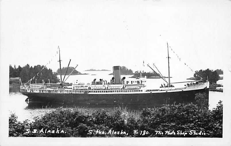SS Alaska The Alaska Line Ship 1947, missing stamp | Topics - Coins ...