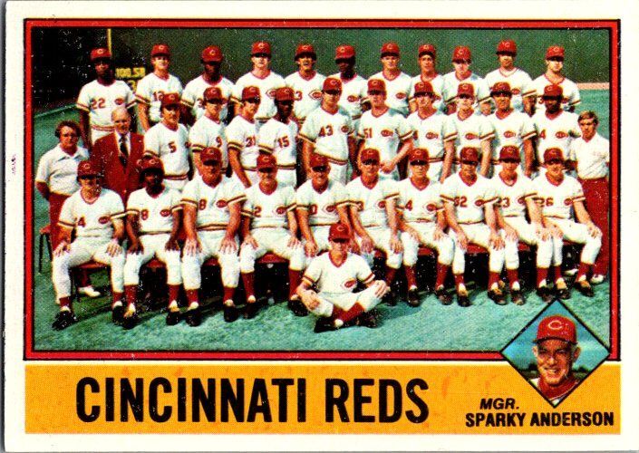 1976 Topps Football Card Cincinnati Reds Sparky Anderson Manager ...