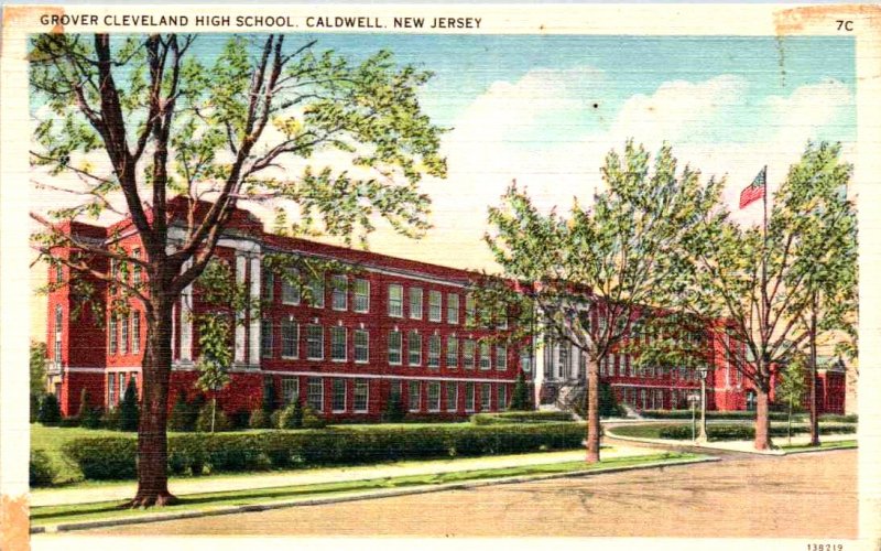 Caldwell, New Jersey - The Grover Cleveland High School - in the 1940s ...