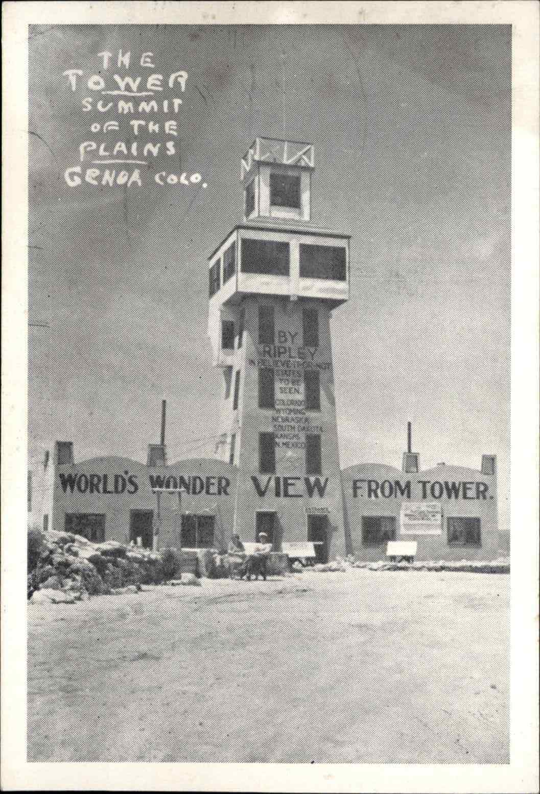 Genoa Colorado CO Summit of the Plains The Tower c1950s-60s Postcard ...