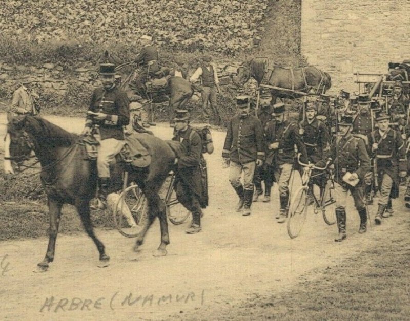 Military Belgian Army Cavalry Line Infantry World War 1 Postcard 07.67 ...