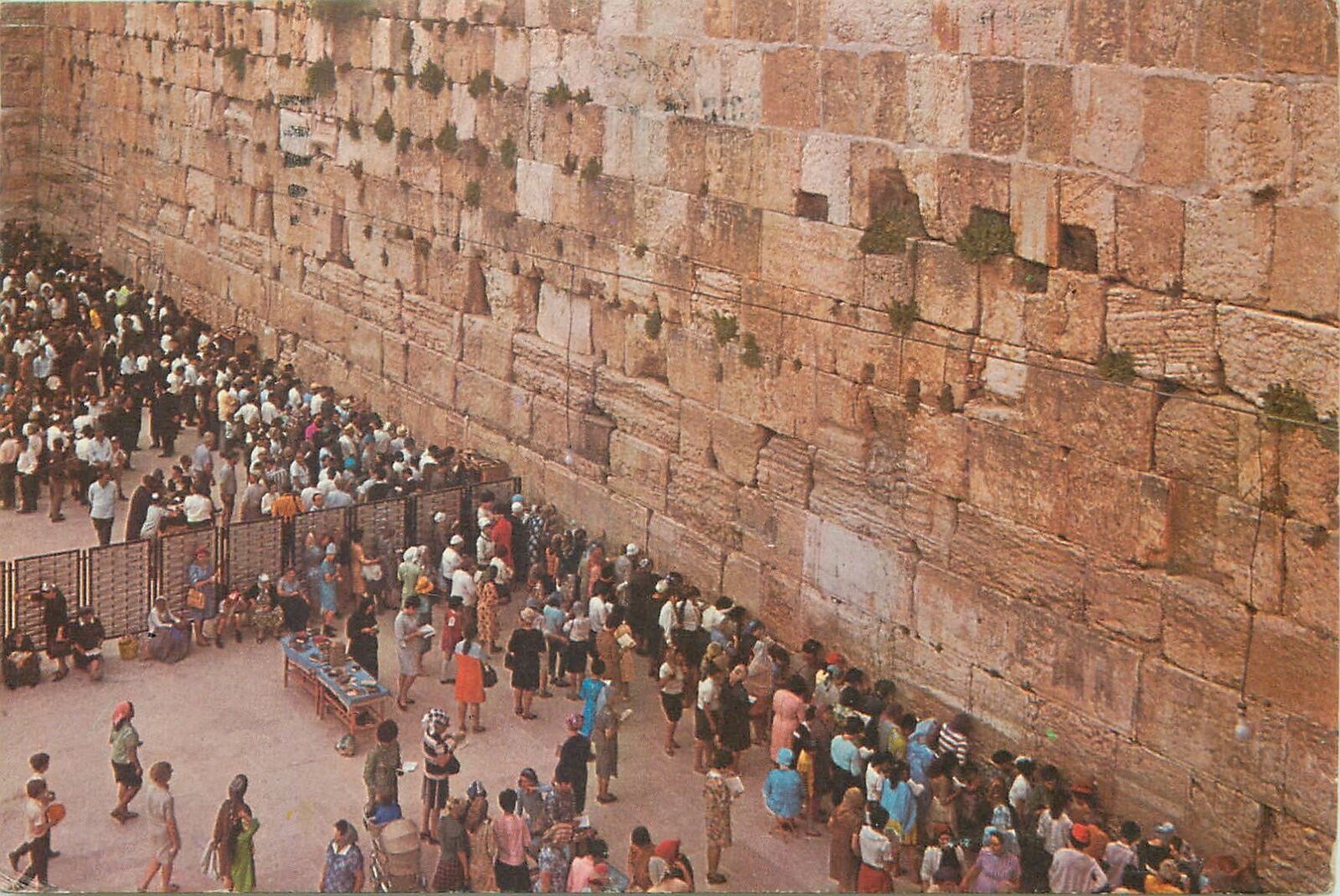 Postcard Israel Jerusalem Western Wall - Wailing Wall types and scenes ...