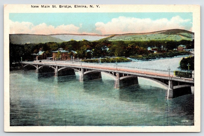 Elmira NY Luten Arch Spandrel Bridge Over Chemung River~Replaced 1974 ...