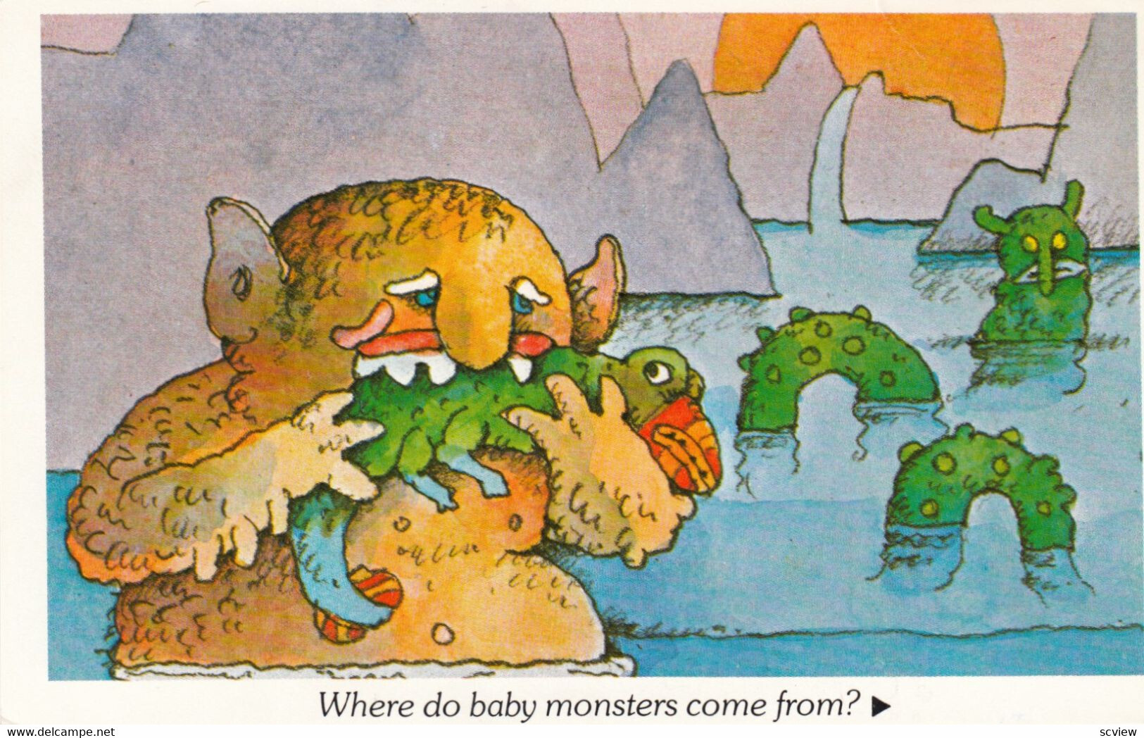 Where do baby monsters come from? , 1960-70s | Topics - Illustrators ...