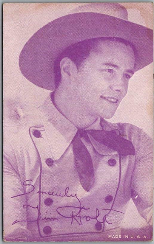 Vintage 1940s Tim HOLT Actor Mutoscope Arcade Card Actor Western Movies ...