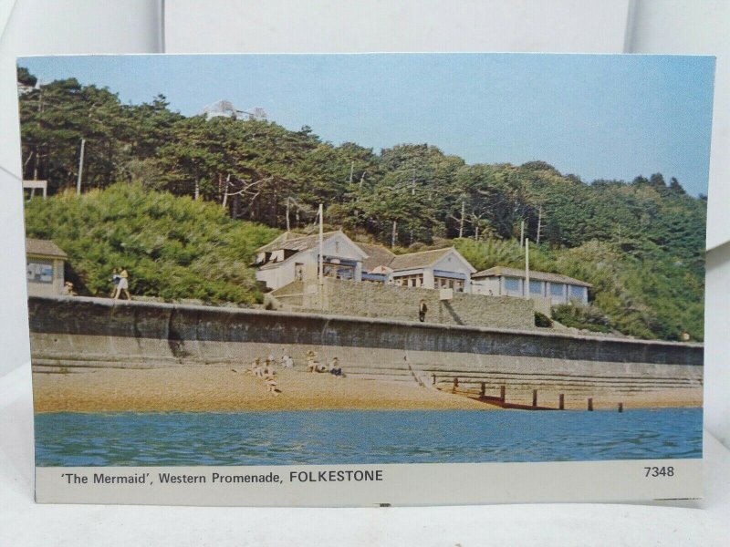 Vintage Postcard The Mermaid Western Promenade Folkestone Kent 1970s ...