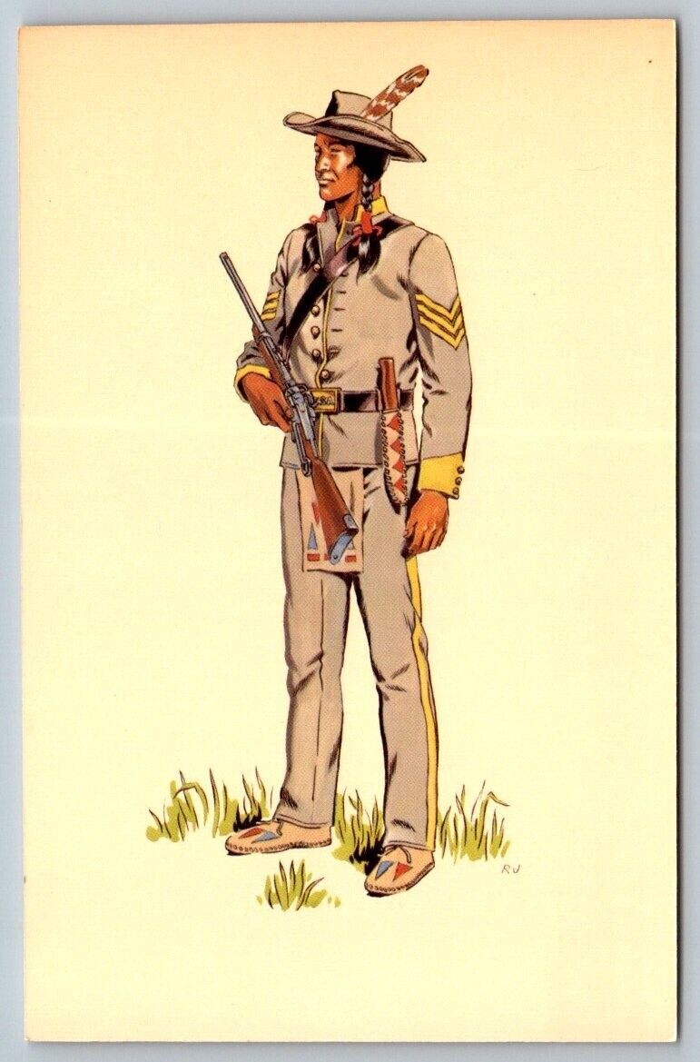 Civil War Confederate First Cherokee Mounted Rifles Postcard | Other ...