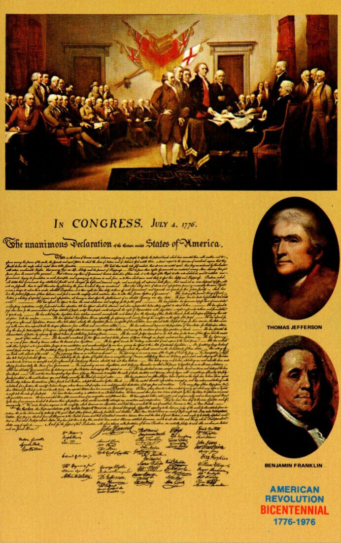American Revolution Bicentennial 1776-1976 The Signing of The ...