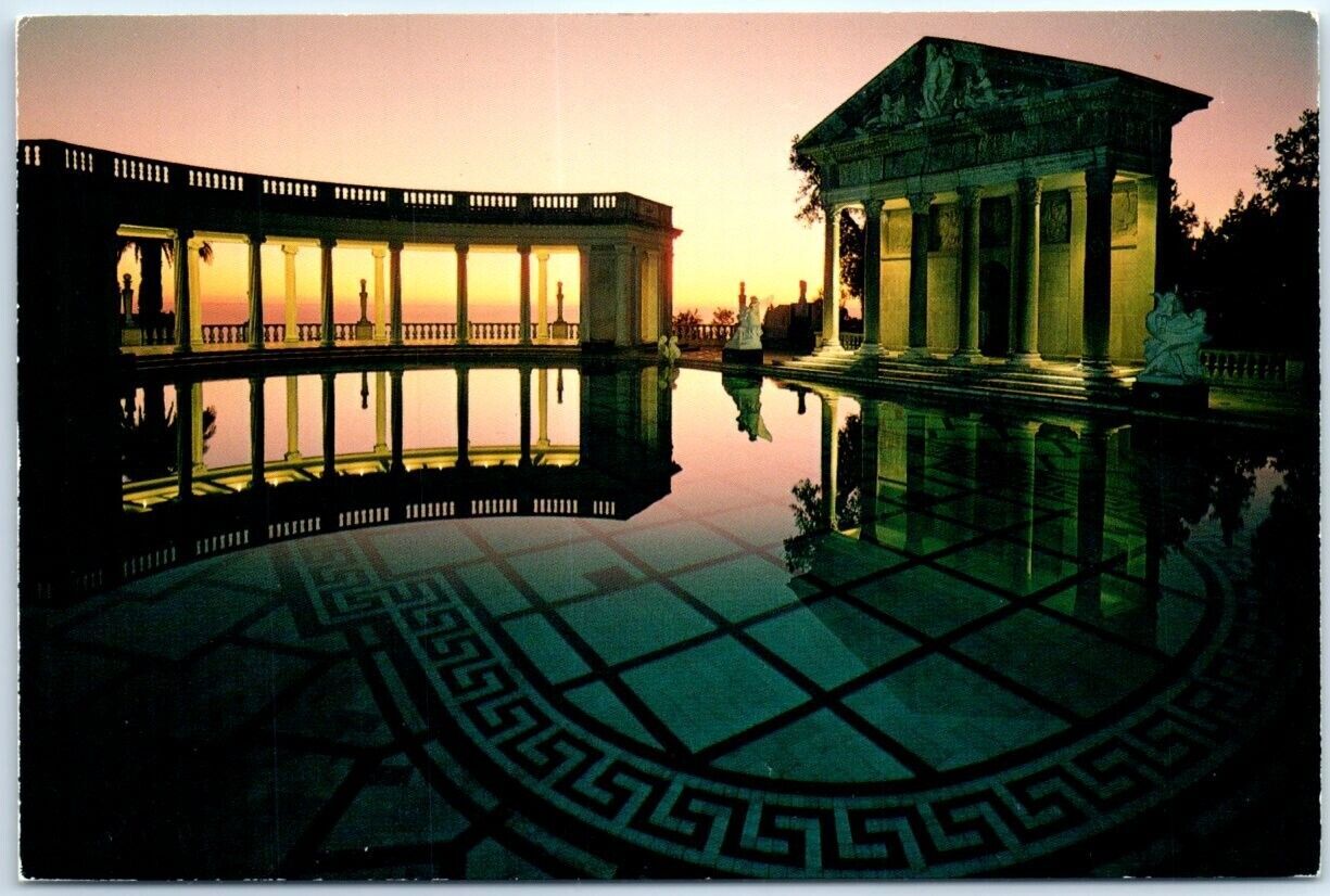 Postcard - The 345,000-gallon Neptune Pool, Hearst Castle - San Simeon ...