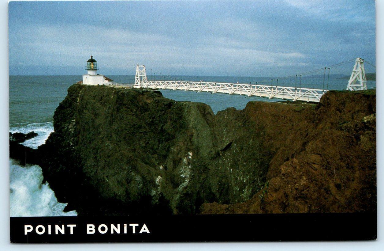 POINT BONITA LIGHTHOUSE, Marin Headlands CA ~ Suspension Bridge 4"x6 ...