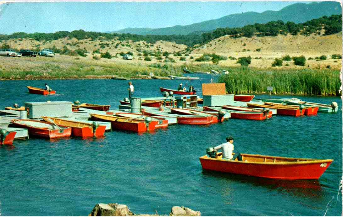 Lake Cachuma, California - Boat Dock at the Lake - in 1963 | United ...