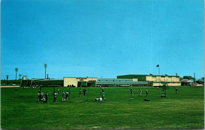 Vtg Bad Axe Michigan MI High School Baseball Practice Field 1960s View ...