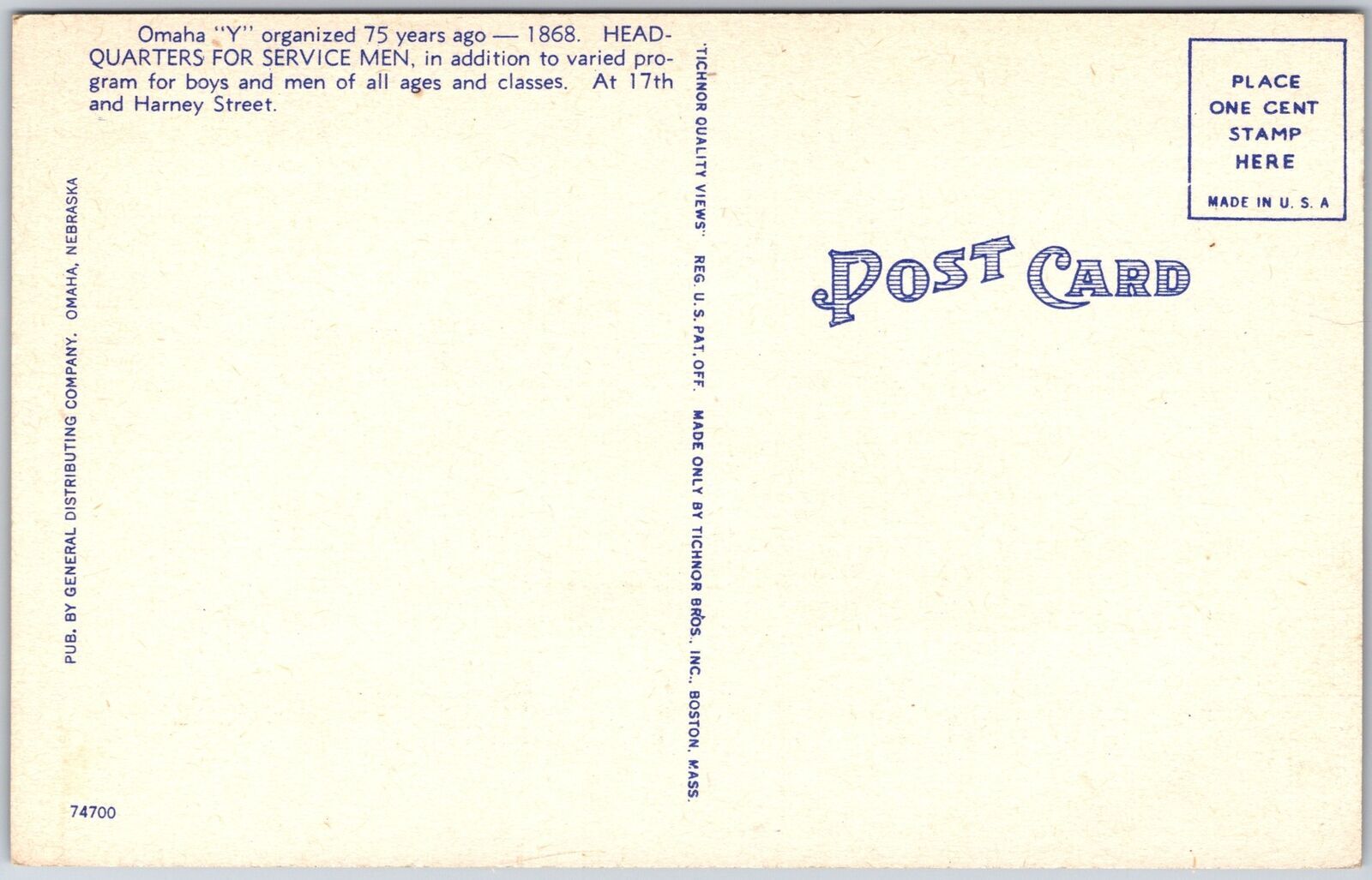 Y. M. C. A. Omaha Nebraska NB Street View Building And Street View ...