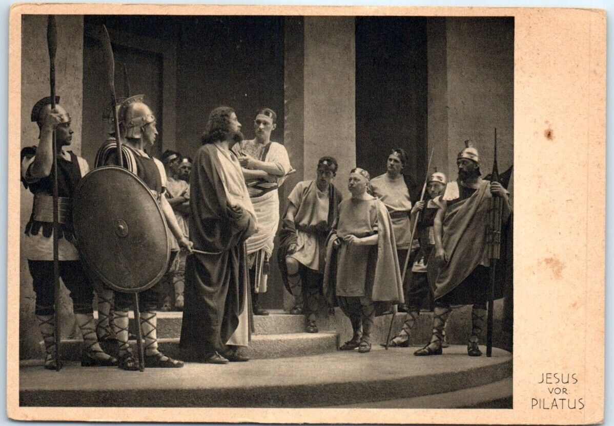 Postcard - Jesus vor Pilatus, Passionsspiele Oberammergau 1930 ...