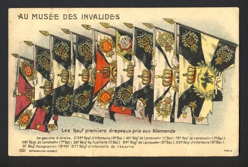 PATRIOTIC WWI German battle flags | Topics - Militaria - World War I ...