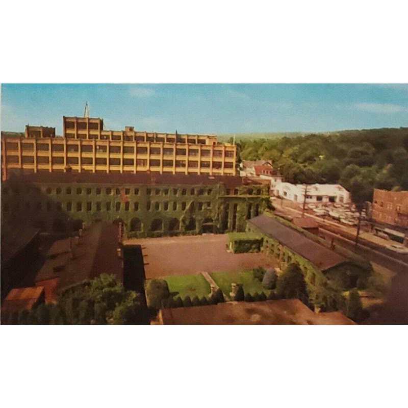 Thomas Edison Lab West Orange NJ Postcard Theater Bedroom Lab Aerial ...