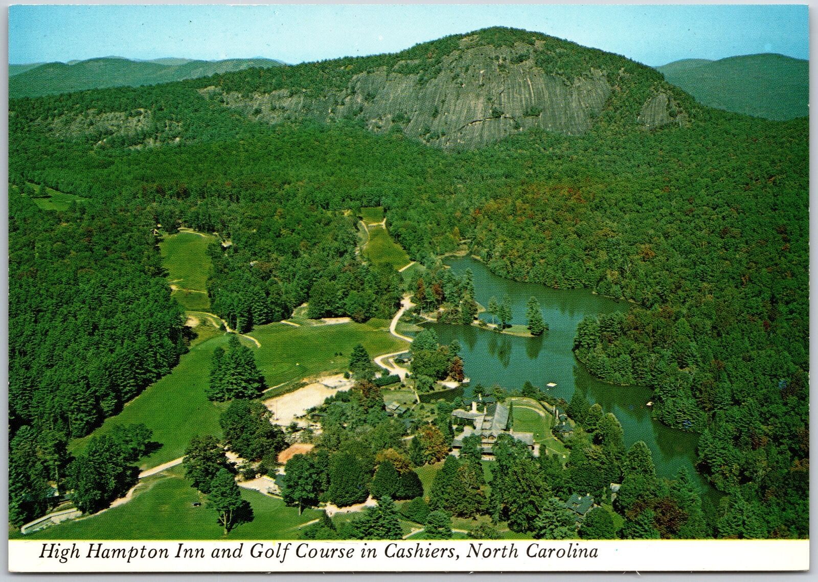 High Hampton Inn Golf Course Cashiers North Carolina Rock Mountain Lake ...