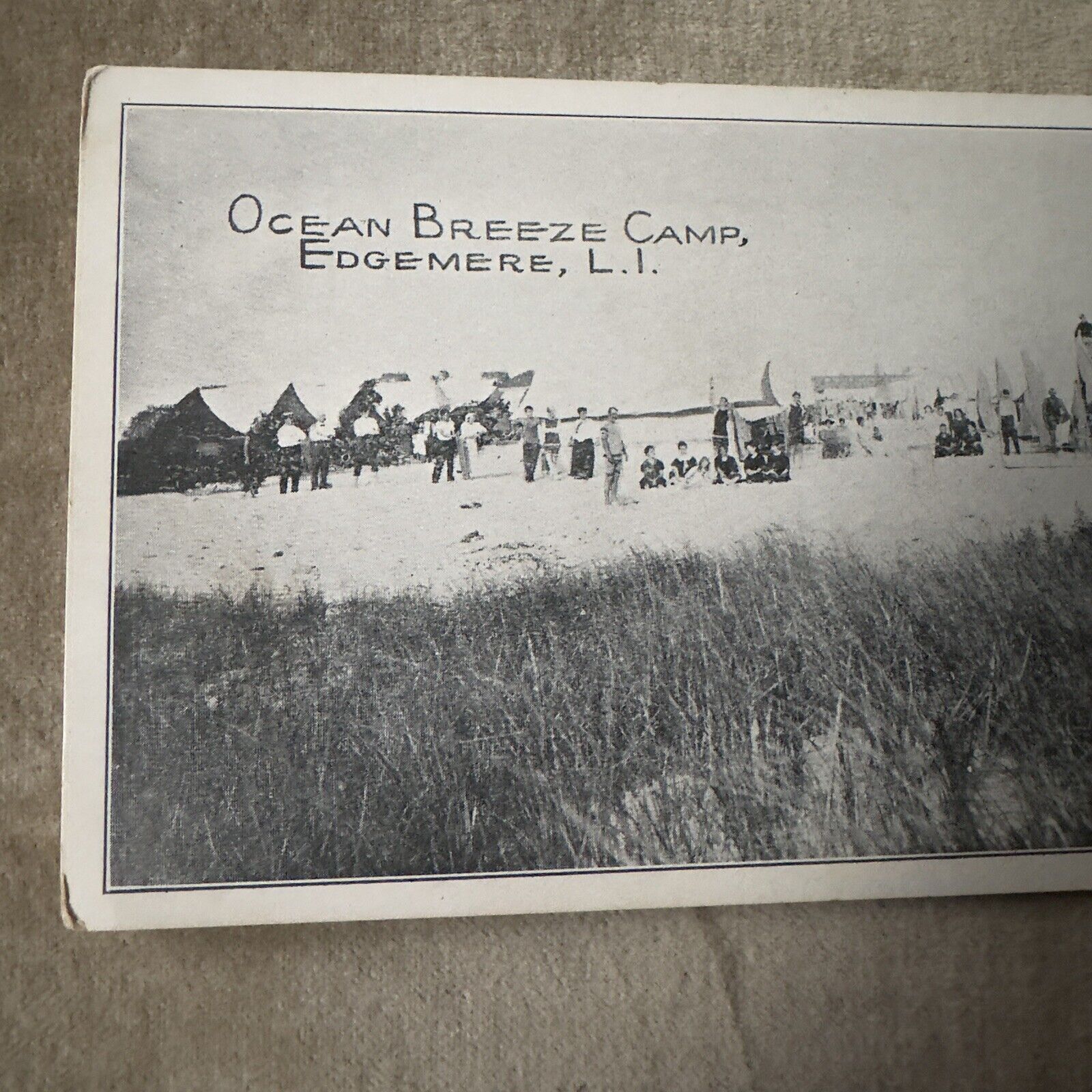 Ocean Breeze Camp Edgemere ROCKAWAY Queens Long Island NY NYC Postcard ...