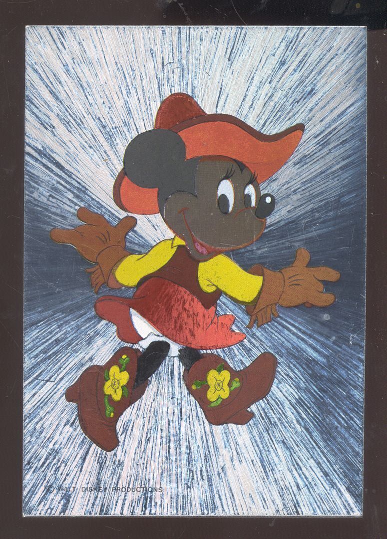 Walt Disney Disney Land Minnie Mouse Cowgirl Metallic Look Vintage ...