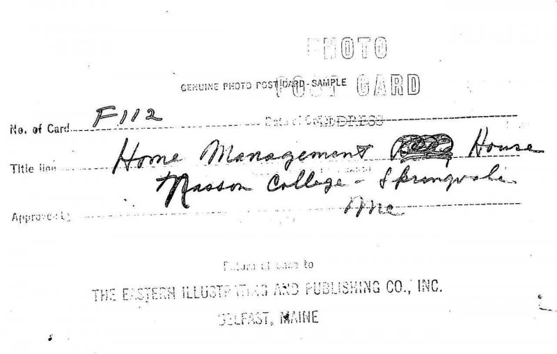 RPPC Nasson College, Springvale, Maine c1950s Real Photo Vintage ...