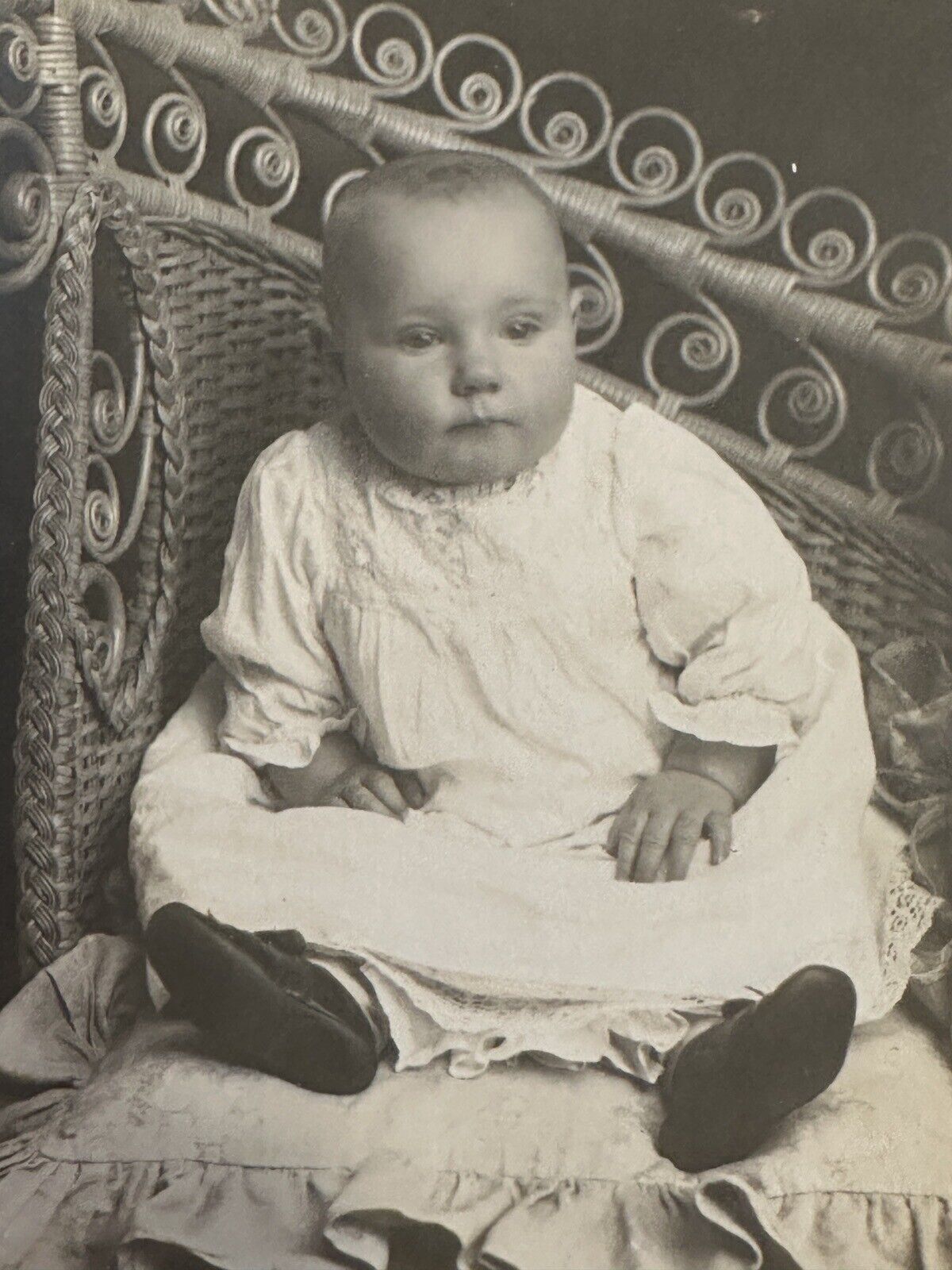 Early 1900's RPPC Postcard Real Picture Baby In White Gown | Other ...