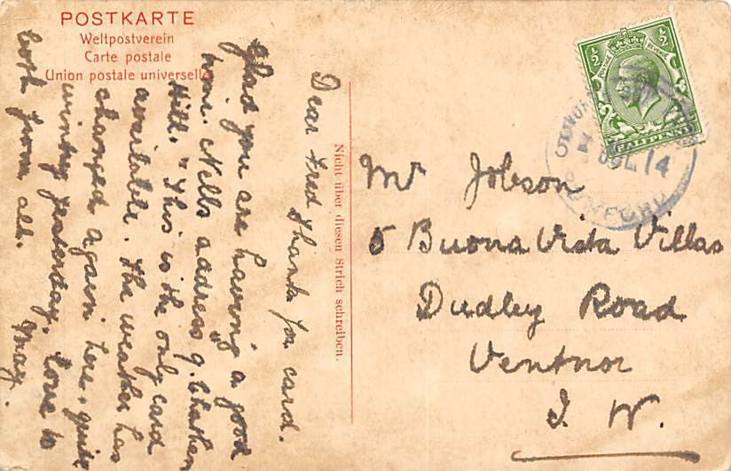 SS Eleonore Woermann Woermann Line Writing on back | Topics - Other ...