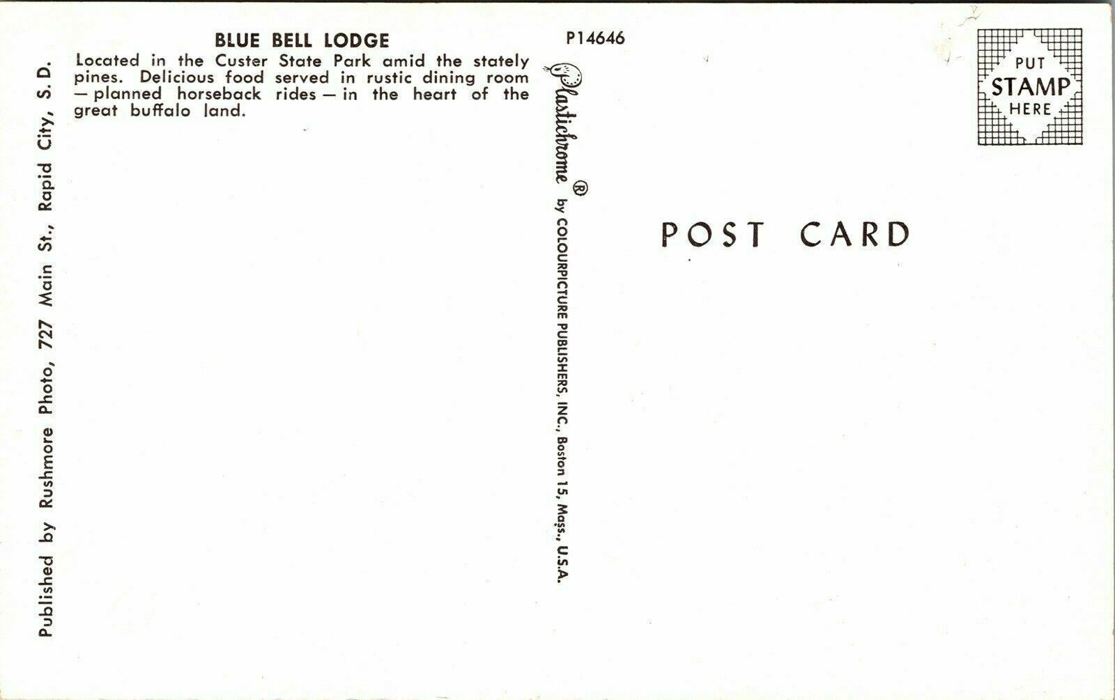 Blue Bell Lodge Custer State Park Rustic Dining Room Buffalo Land SD ...