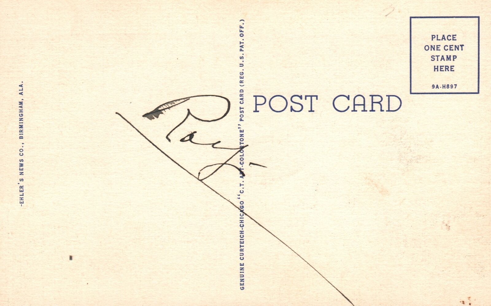 Vintage Postcard Greetings From Greenville Alabama Poem Of Its ...