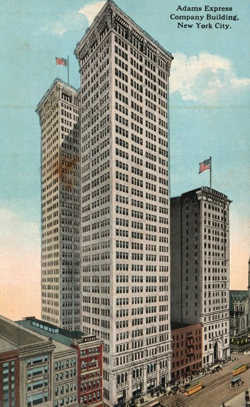 Vintage Postcard 1914 Adama Express Company Modern Office Building New ...