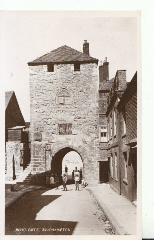 Hampshire Postcard - The West Gate - Southampton - Real Photograph ...