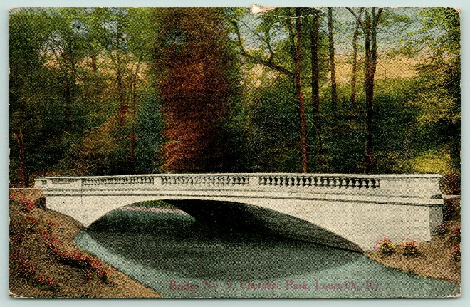 Louisville Kentucky~Cherokee Park~Bridge No 5~Concrete Arch~1919 ...