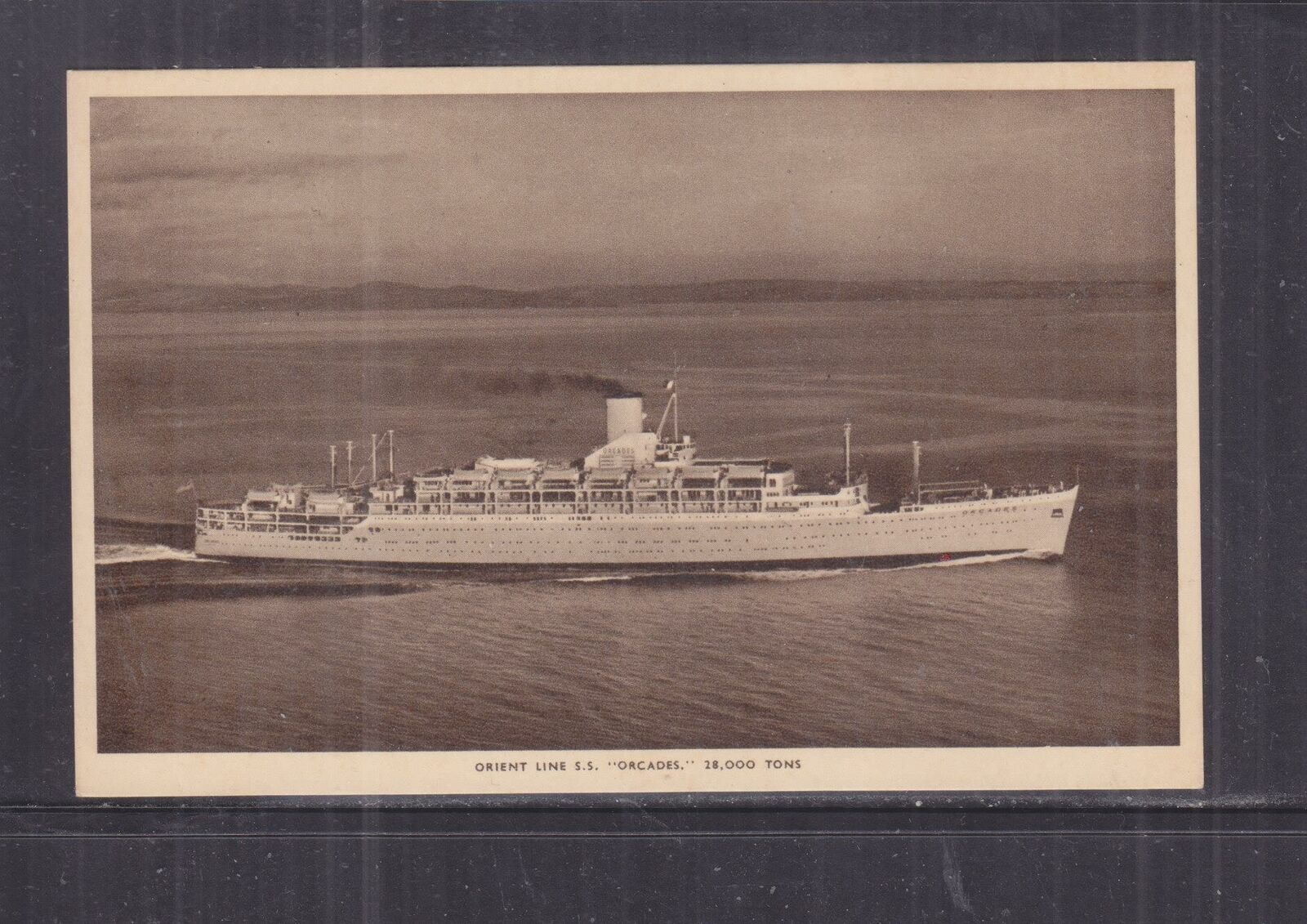 SS ORCADES, ORIENT LINE, c1930 ppc., unused. | Other / Unsorted ...