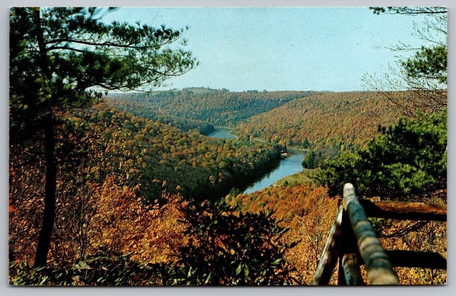 Pennsylvania Cook Forest State Park Seneca Point Chrome Cancel WOB ...