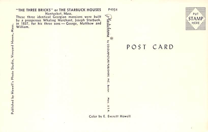 Three Bricks Starbuck Houses - Nantucket, Massachusetts MA | United ...